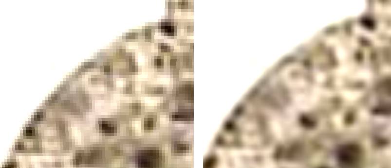 For both minification and magnification the most common options are ...